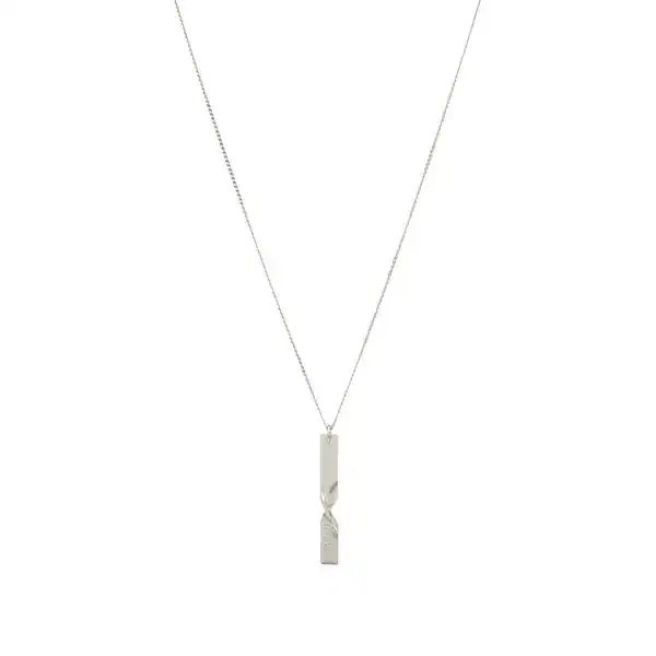 Maison Margiela Twisted Number Logo Bar Necklace - Palladio Semi